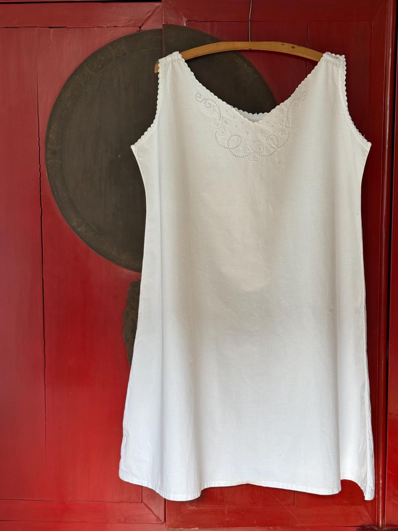 Antique Italian Nightdress | Handmade Embroidery | MS Monograms | White ...
