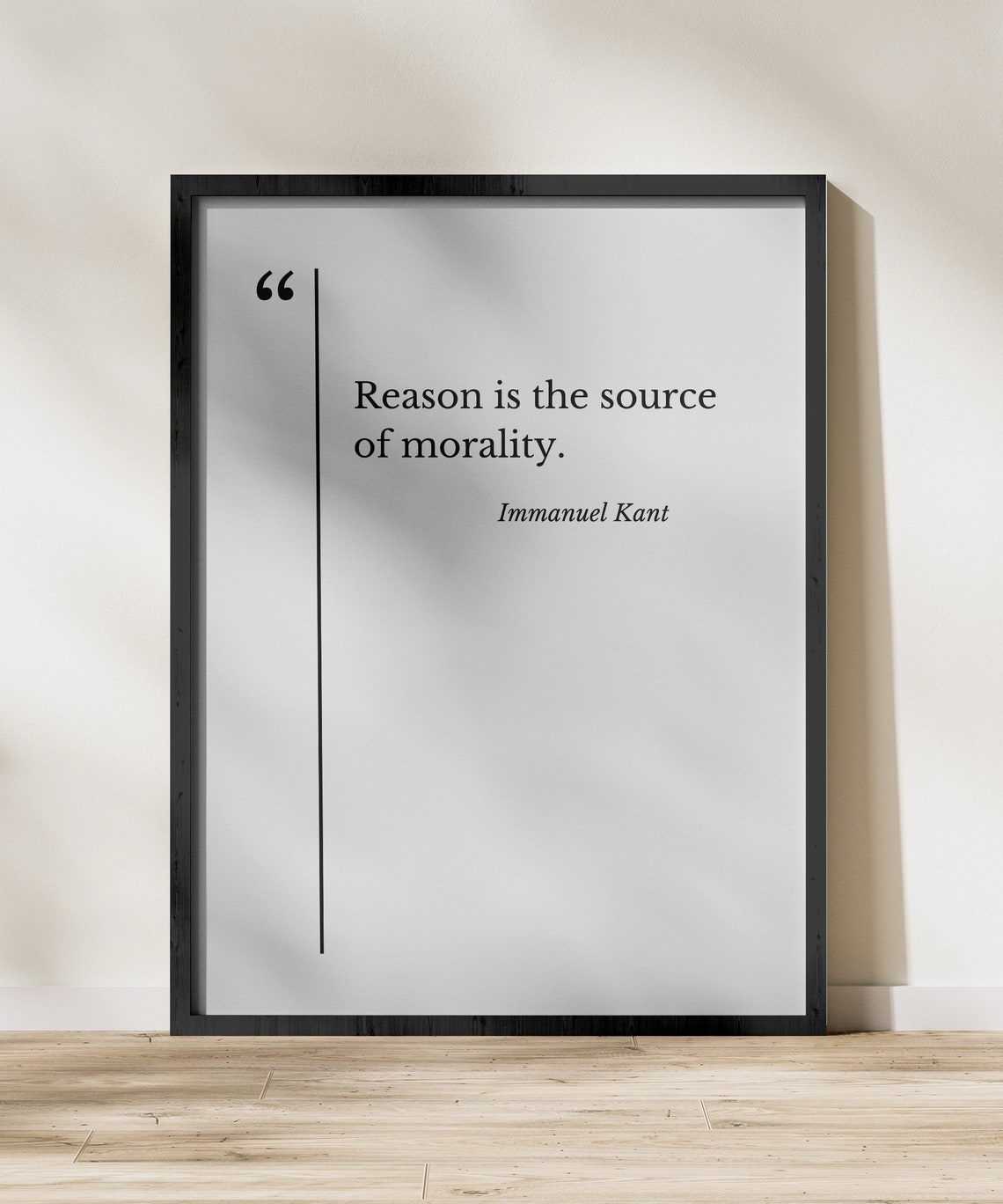 Digital Immanuel Kant Philosophy Quote Intellectual Wall Art Printable ...