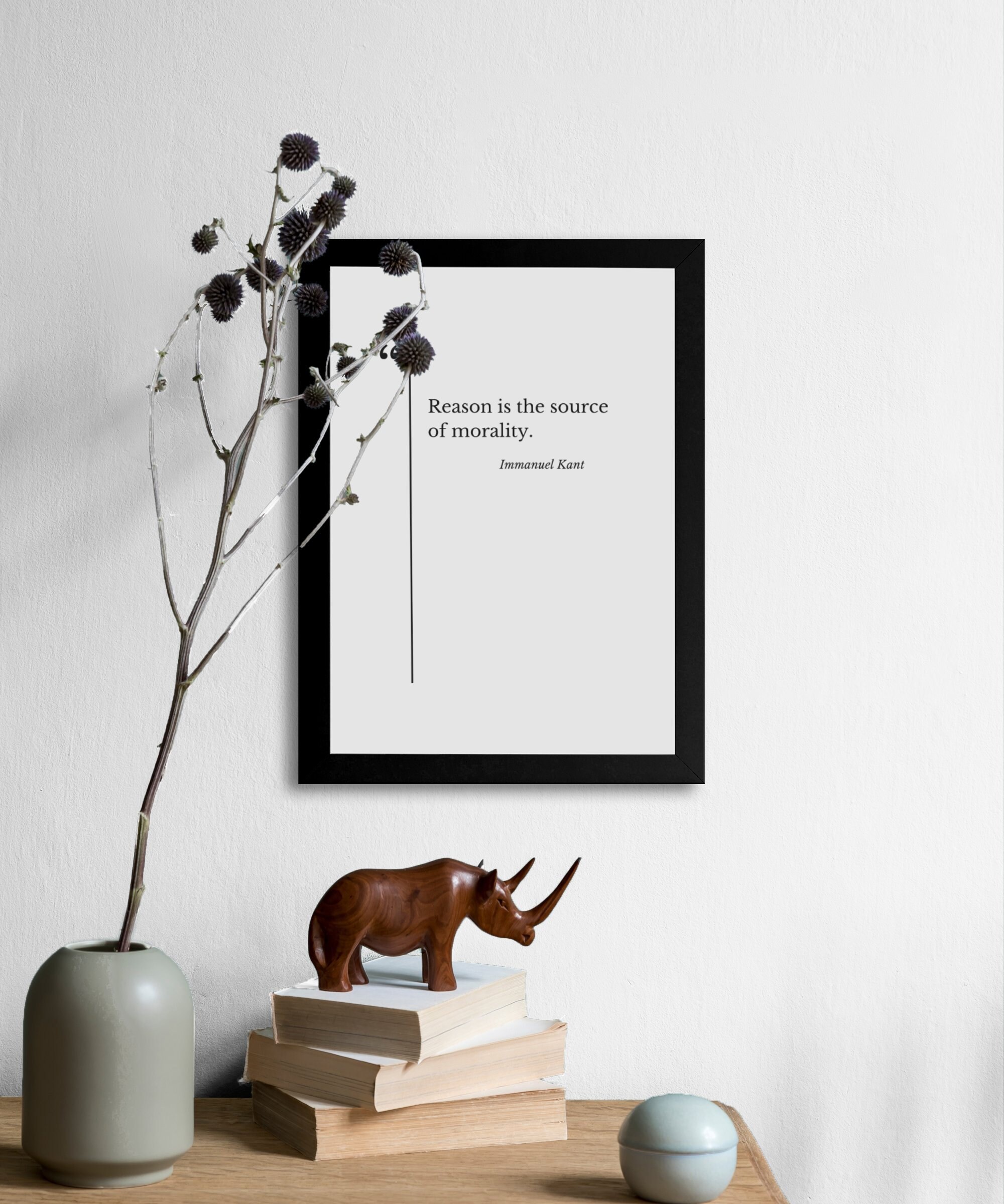 Digital Immanuel Kant Philosophy Quote Intellectual Wall Art Printable ...