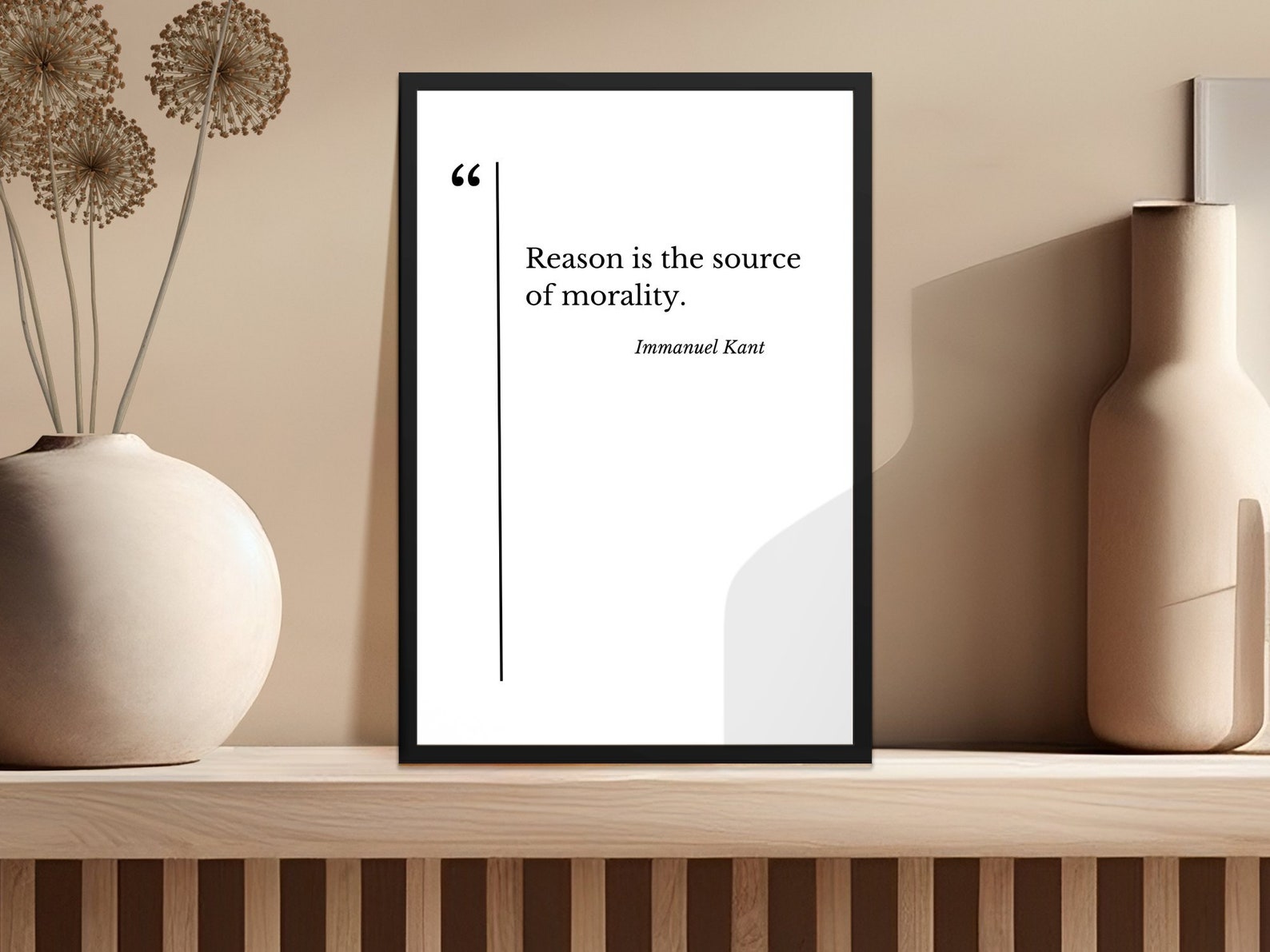 Digital Immanuel Kant Philosophy Quote Intellectual Wall Art Printable ...