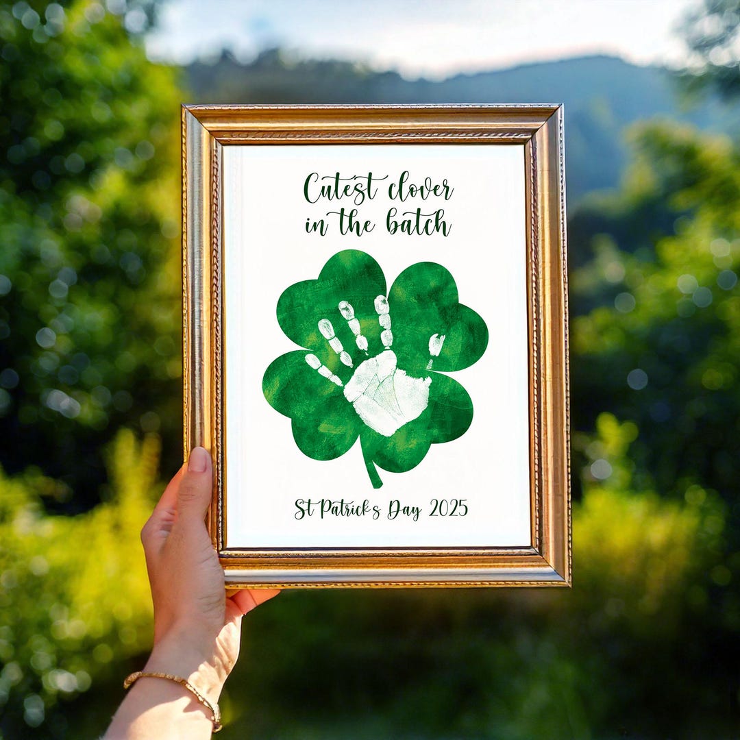 St Patrick's Day Keepsake for Kids Handprints | Craft for Kids Baby ...