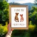 I Love You Beary Much Footprint Keepsake | Digital Download for Kids ...