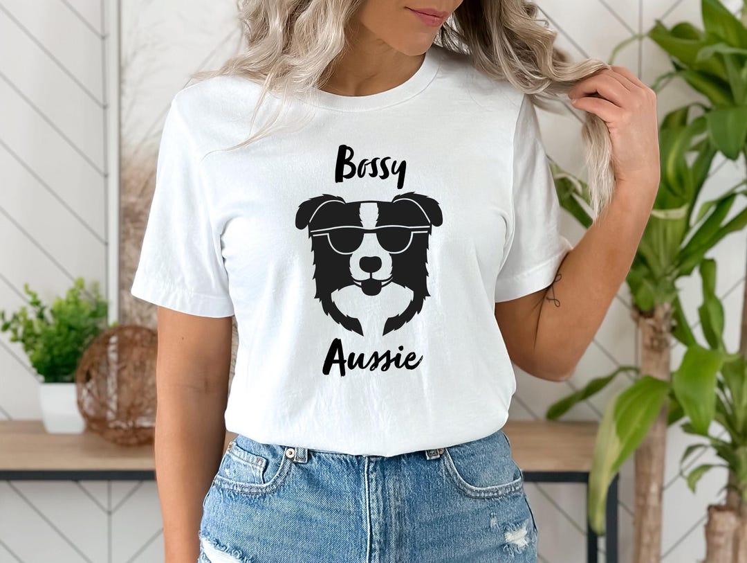 Australian Shepherd Aussie Dog Sunglasses Tee, Funny Food Testing Shirt ...