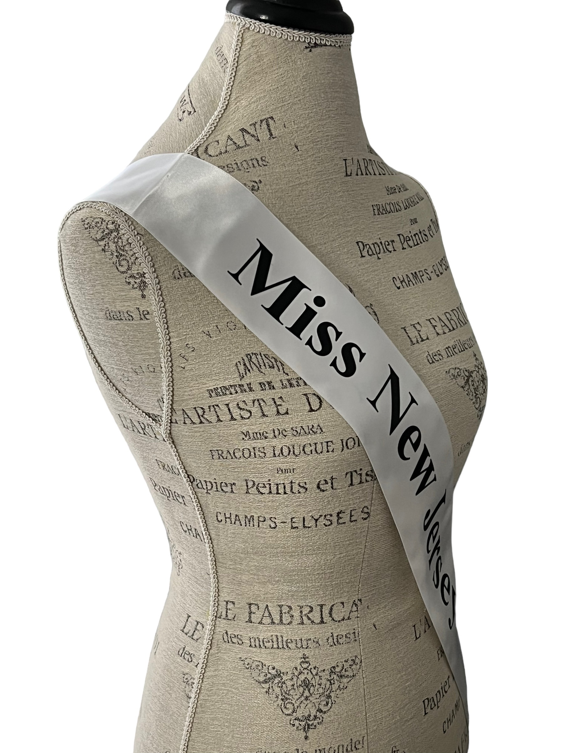 Novelty Miss Pick Your State Crossbody Pageant Sash, One Size Fits Most ...