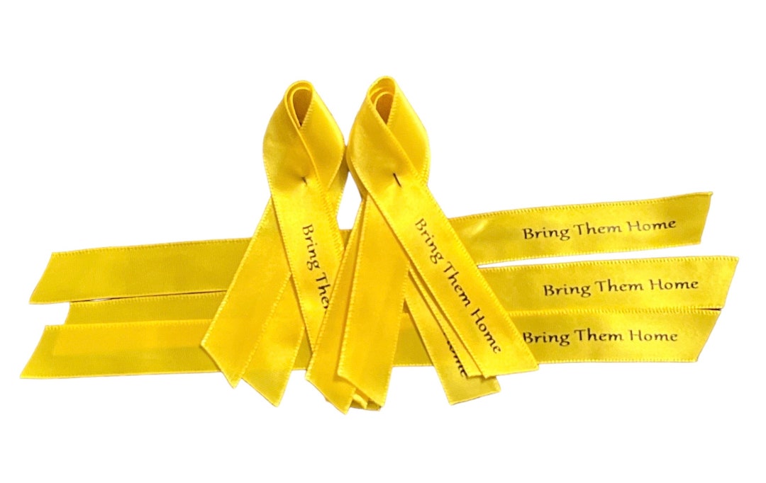Support Our Troops Yellow Pin on Lapel Ribbons, Set of 25. Ready to ...