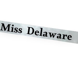 Novelty Miss Pick Your State Crossbody Pageant Sash, One Size Fits Most ...