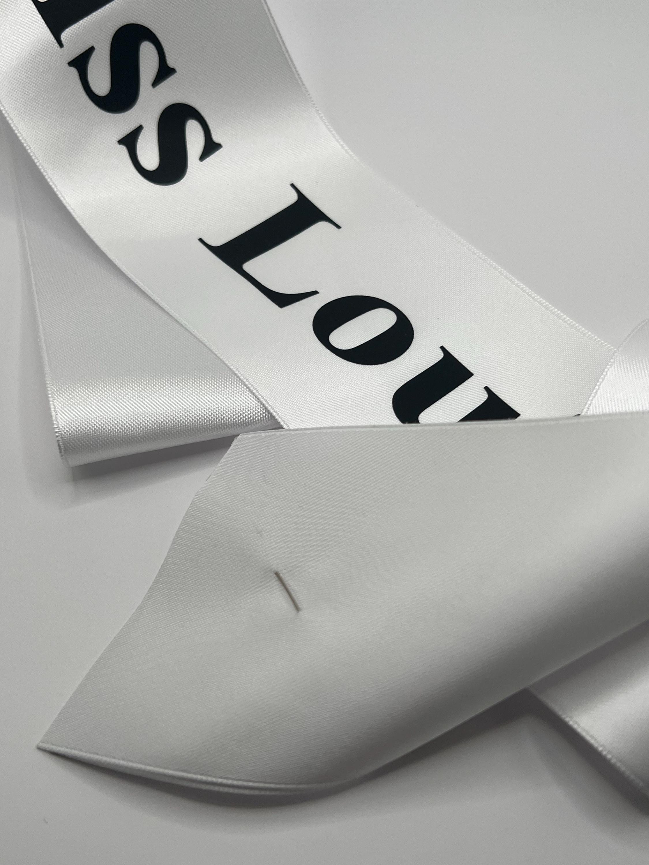 Custom State Satin Pageant Sash, Personalized Costume Sash - Etsy