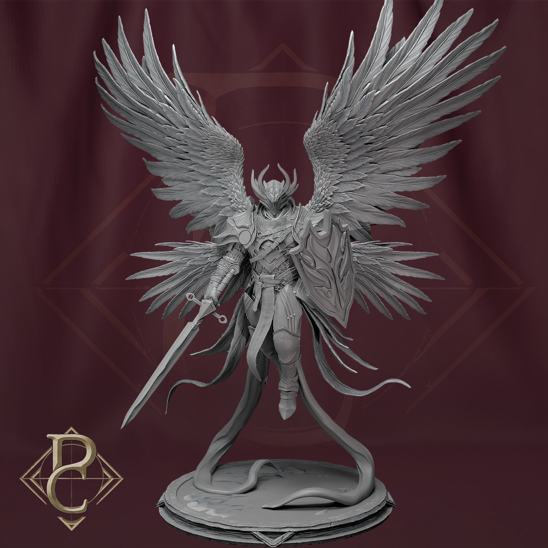 Radiant Archon, Angelic Warrior Gargantuan Angel Paladin Model Dungeons ...