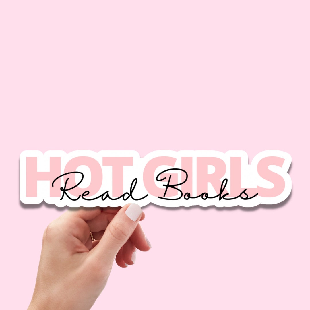 Hot Girls Read Books Stickers / Waterproof Stickers / Kindle Sticker ...