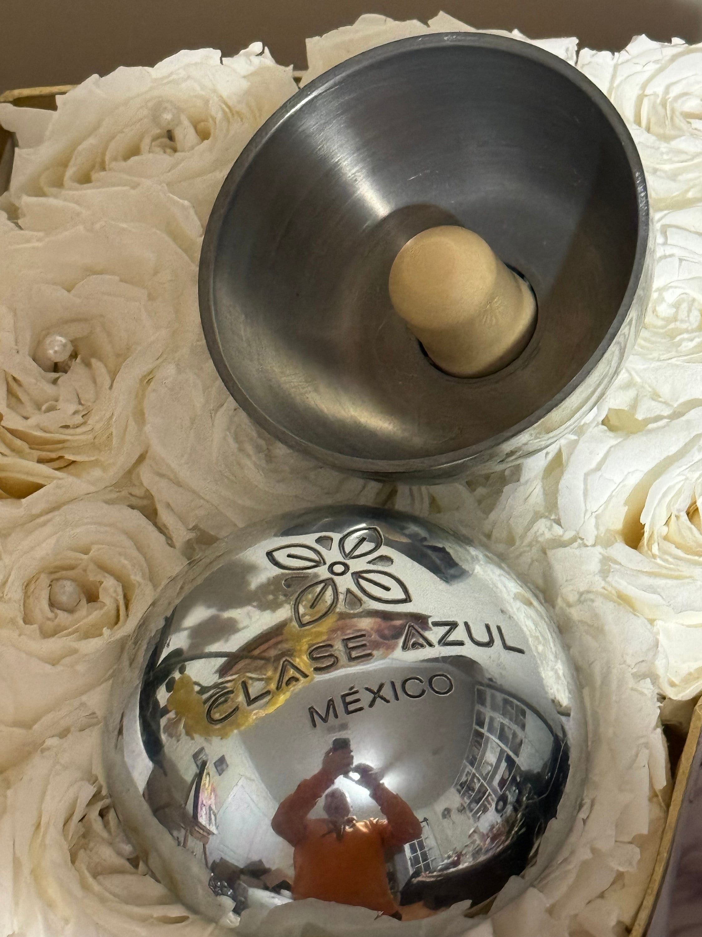 Clase Azul Tequila 750ml Bottle - Chrome Metal Cap Cork - Etsy