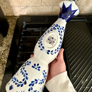 Upcycled Clase Azul Tequila Bottle Ceramic Olive Oil Dispenser - Etsy