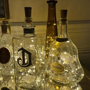 Repurposed Hennessy Cognac XO Bottle With LED String Lights - Etsy