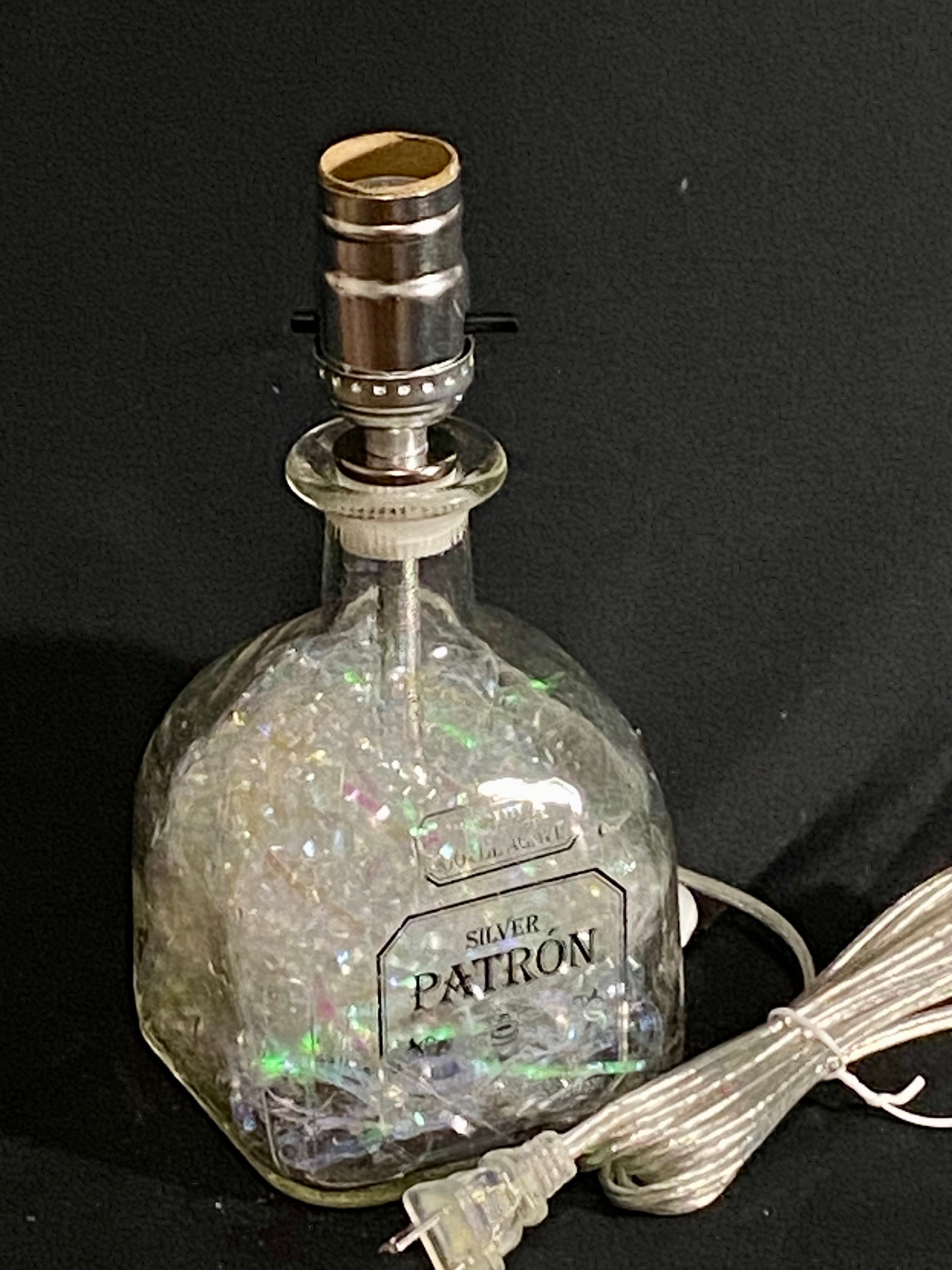 Patron Tequila Bottle Lamp With Leds handmade - Etsy