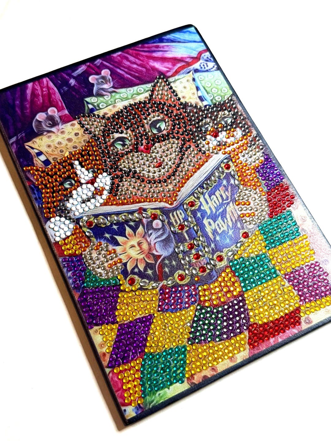 Handcrafted Healing Notebook 3D Beads and Crystals-”furry Family” - Etsy