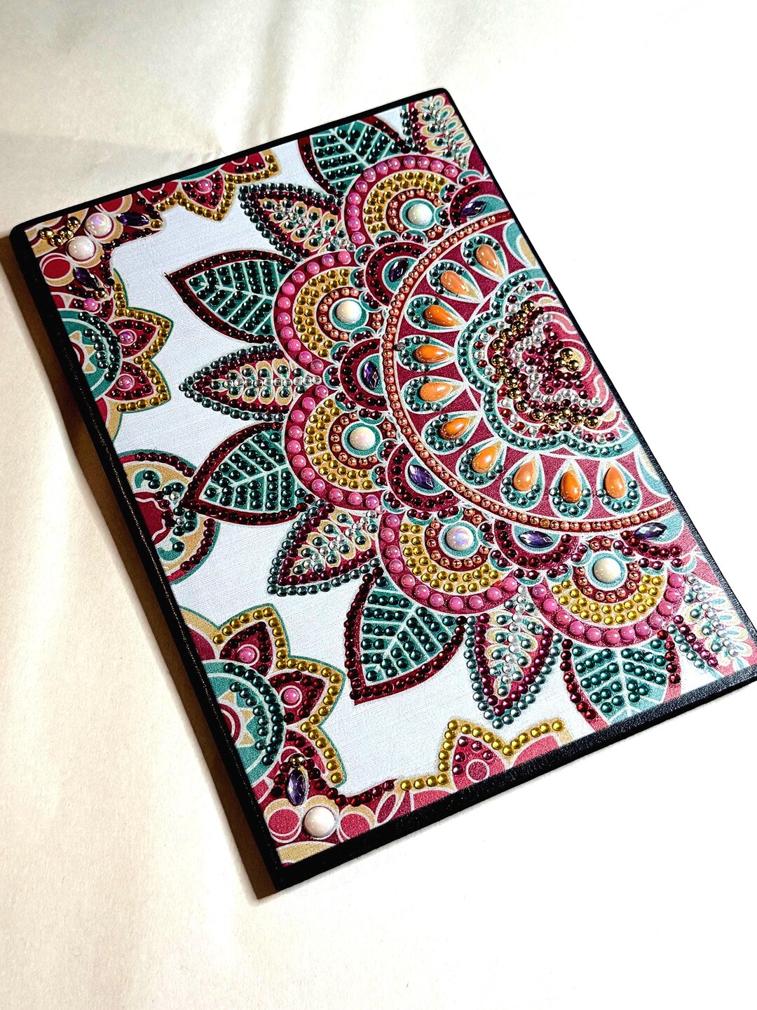 Handcrafted Healing Notebook 3D Beads and Crystalscolorful Life . - Etsy