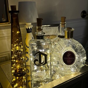 Repurposed Hennessy Cognac XO Bottle With LED String Lights - Etsy