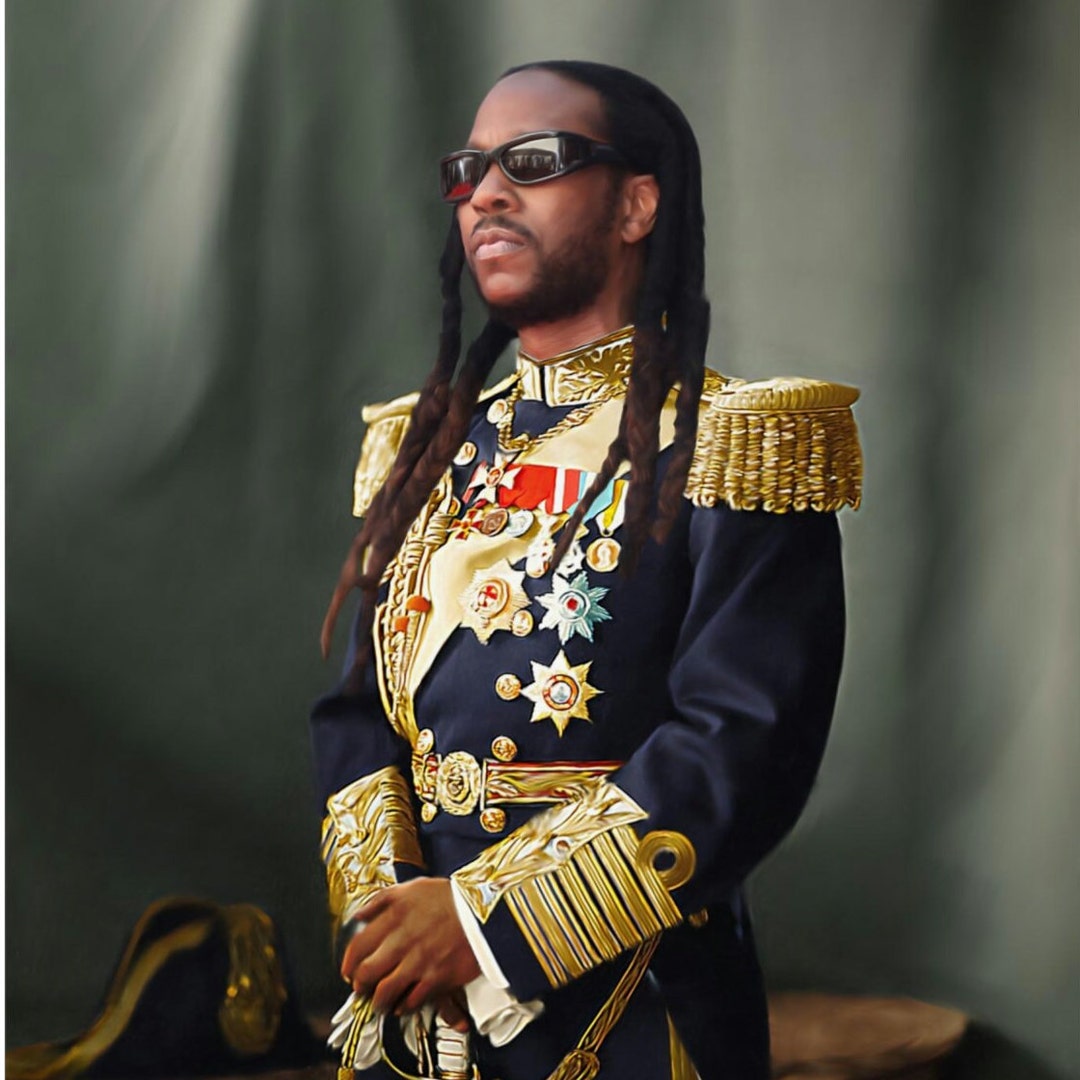 Commander Chains Portrait, Tribute to an Icon, Multiple Sizes Available ...