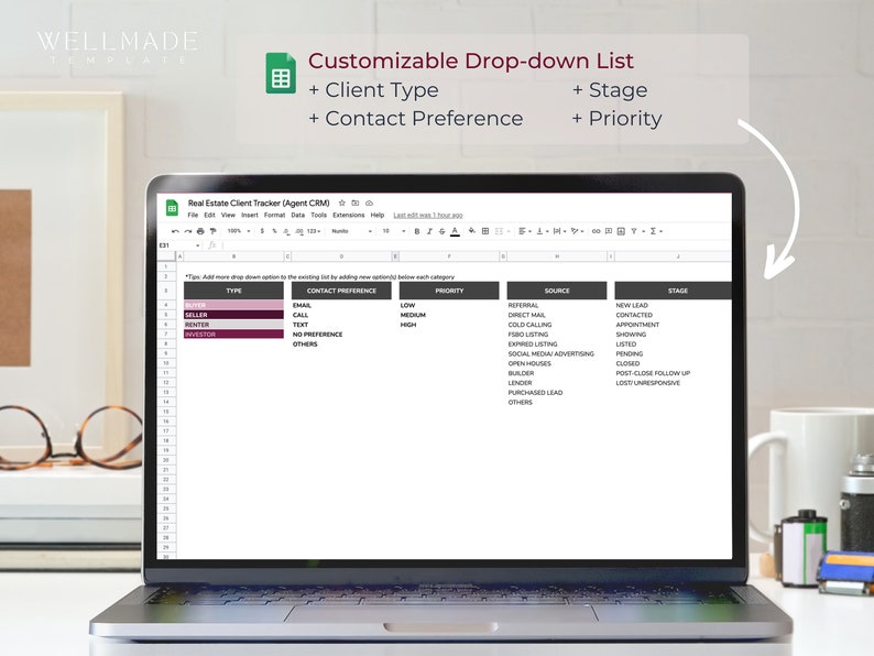 Real Estate Client & Transaction Pipeline Tracker, Google Sheets ...