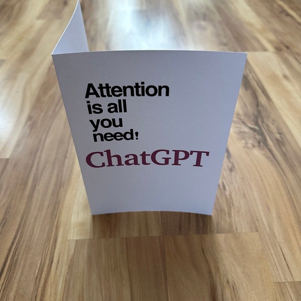Chatgpt Birthday Card - Etsy