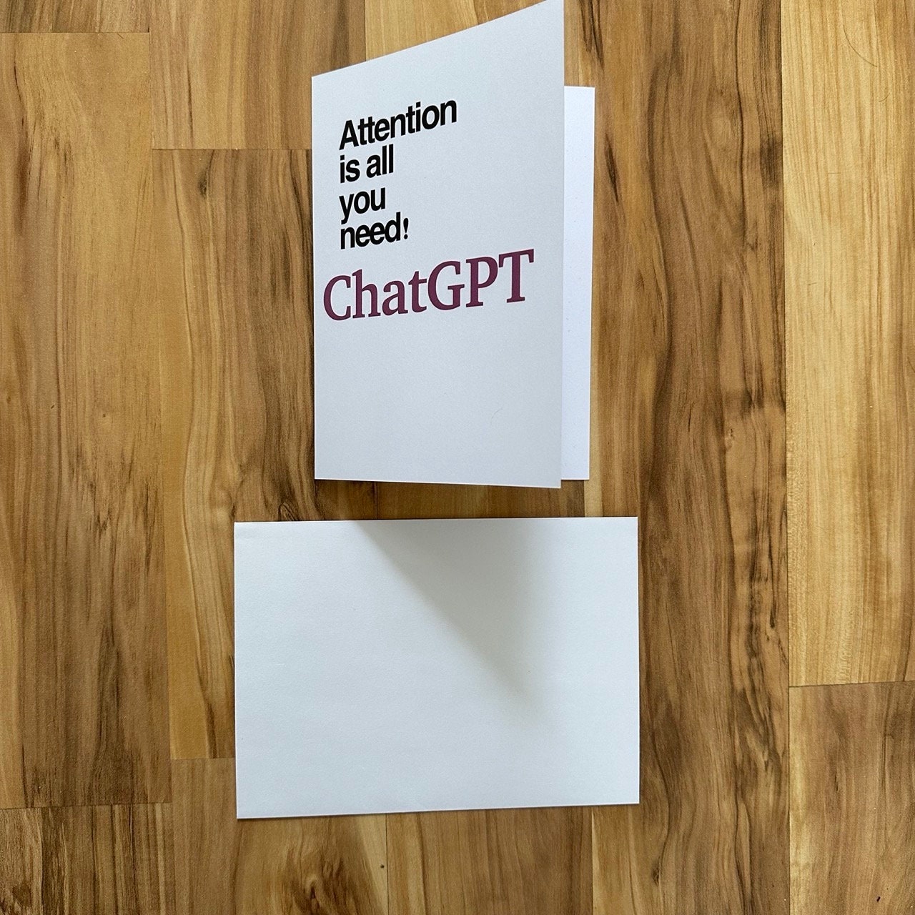 Funny Chatgpt Themed Greeting Card - Etsy