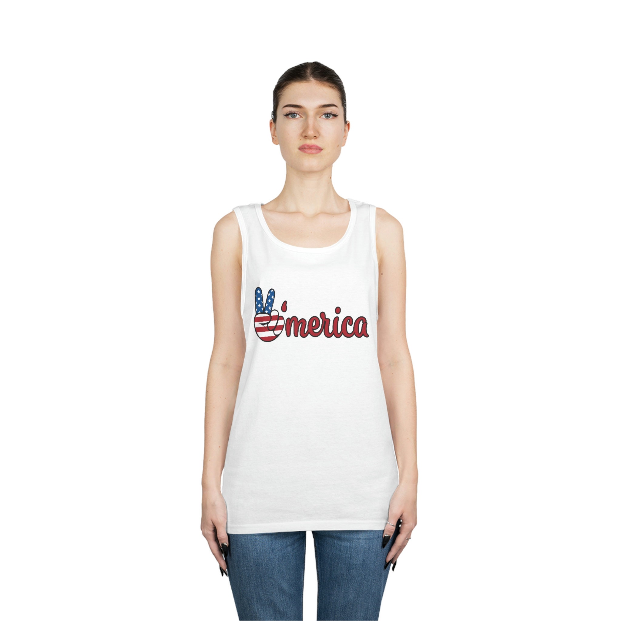 Merica Tank - Etsy