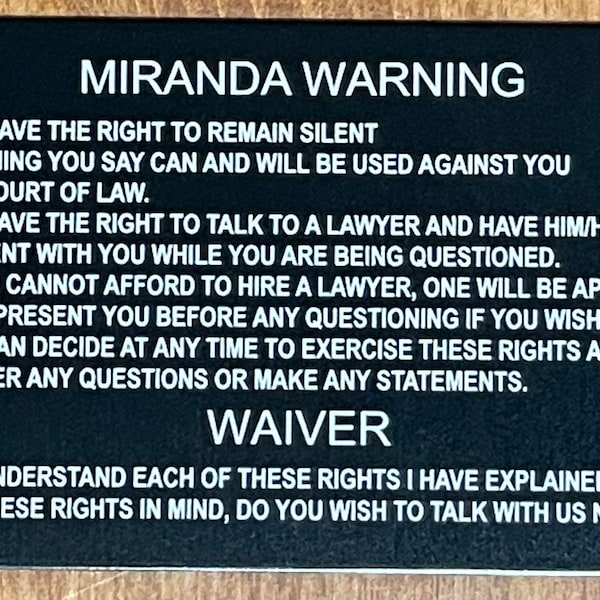 Custom Miranda Cards - Etsy