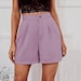High Waist Shorts PDF Pattern Women Button Linen Shorts Sewing Pattern ...