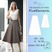 Women Linen Skirt PDF Sewing Pattern Long Wool Skirt Sewing Pattern ...