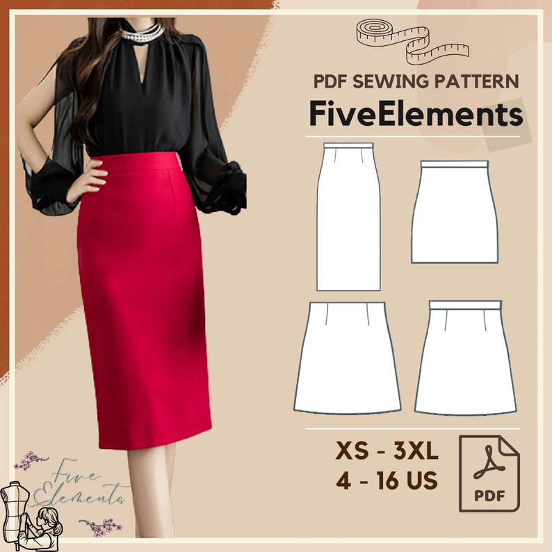 Sewing Pattern Bundle Suede Mini Skirt PDF Sewing Pattern - Etsy