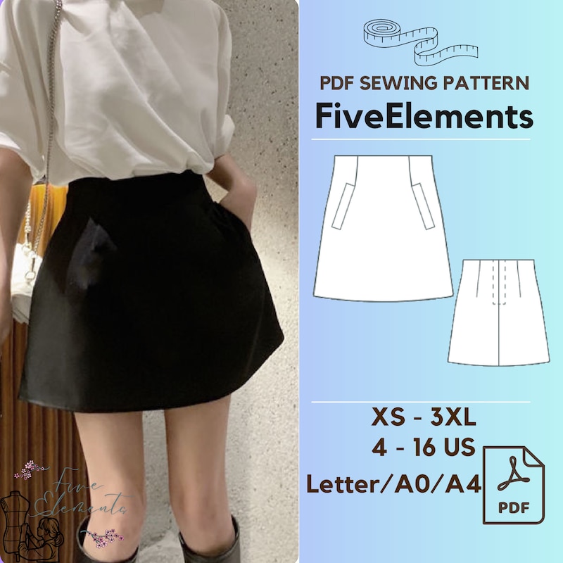 Korean Mini Skirt - Etsy