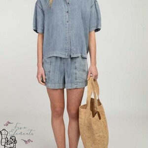 Women Loose Linen Shorts PDF Sewing Pattern Elastic Waist - Etsy