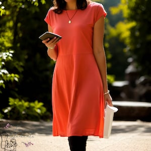 Simple Dress Sewing Pattern PDF Easy Sewing Pattern Women Cotton Linen ...