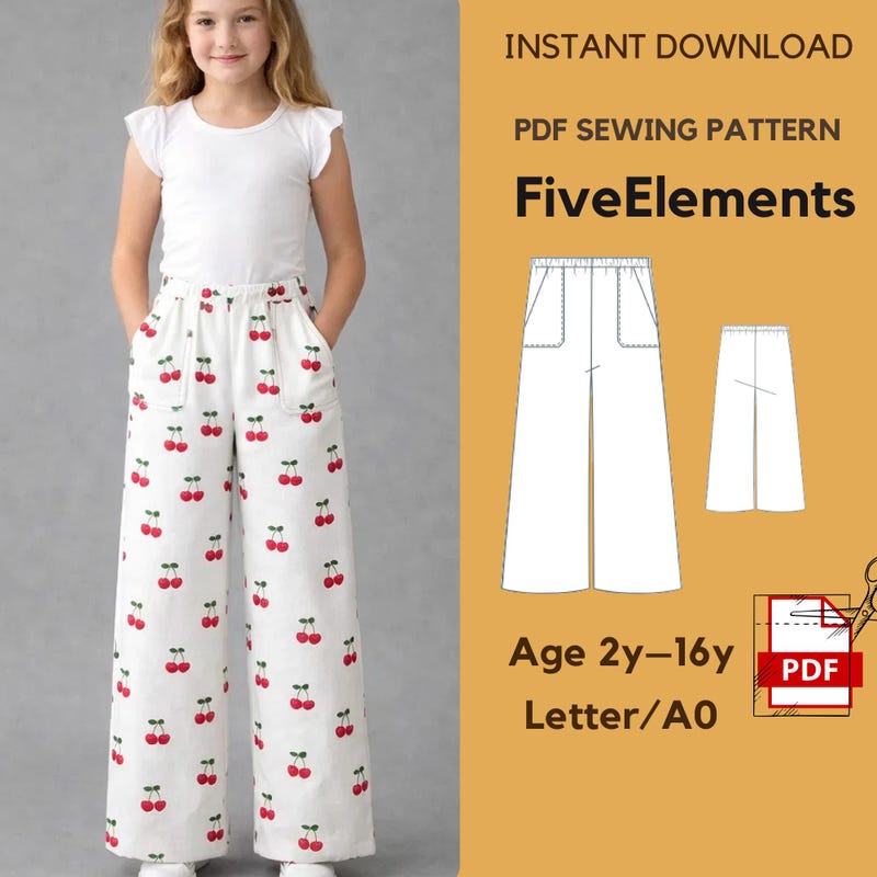 Pants With Design - Etsy
