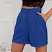 High Waist Shorts PDF Pattern Women Button Linen Shorts Sewing Pattern ...