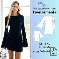 Formal Dress Pattern - Etsy