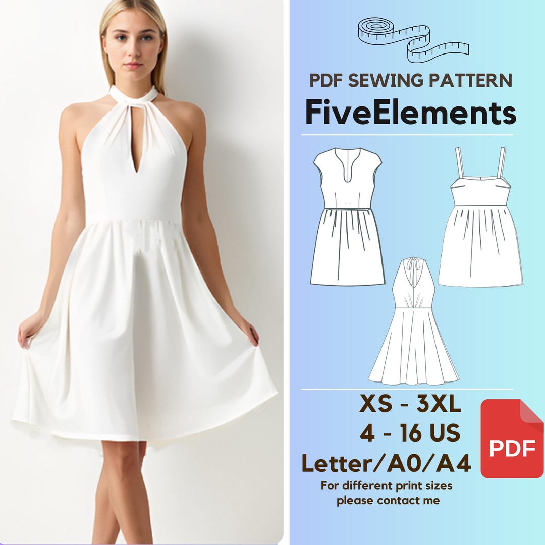 Summer Patterns Bundle Women Patterns Dress Pattern PDF Beginner Women ...