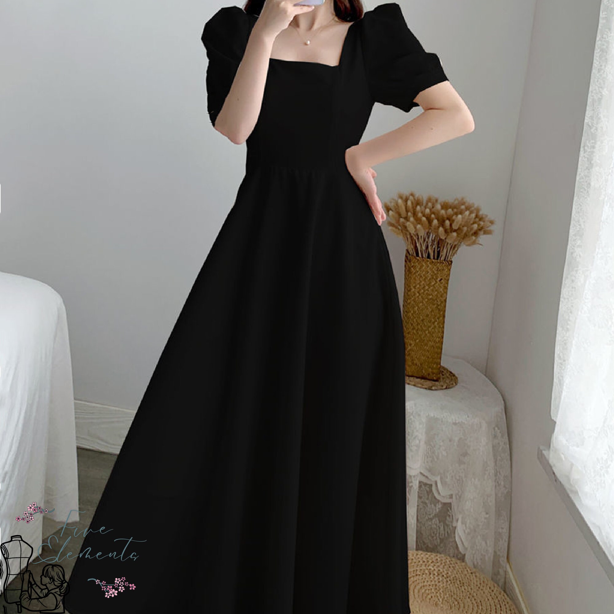 Women Backless Dress PDF Sewing Pattern Flower Girl Long Dress - Etsy