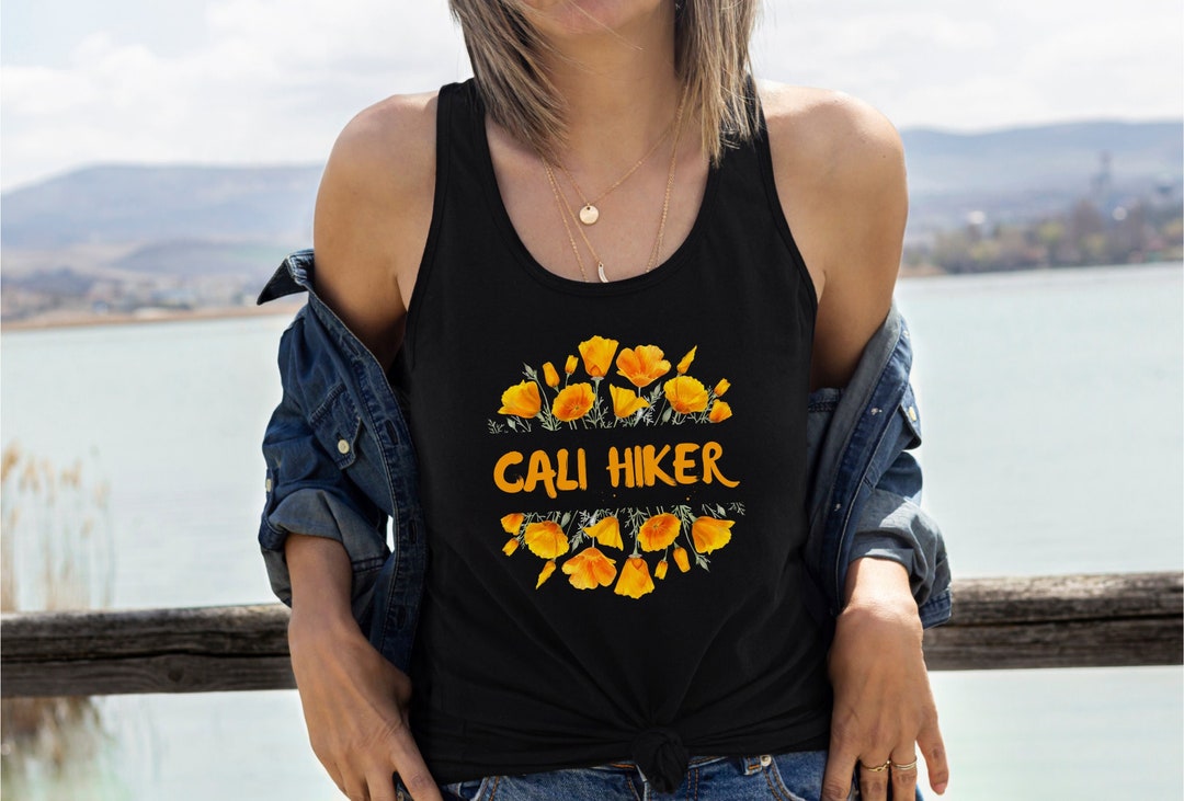 Cali Hiker Poppies Tank, California Tank, California Poppies, Hiker ...