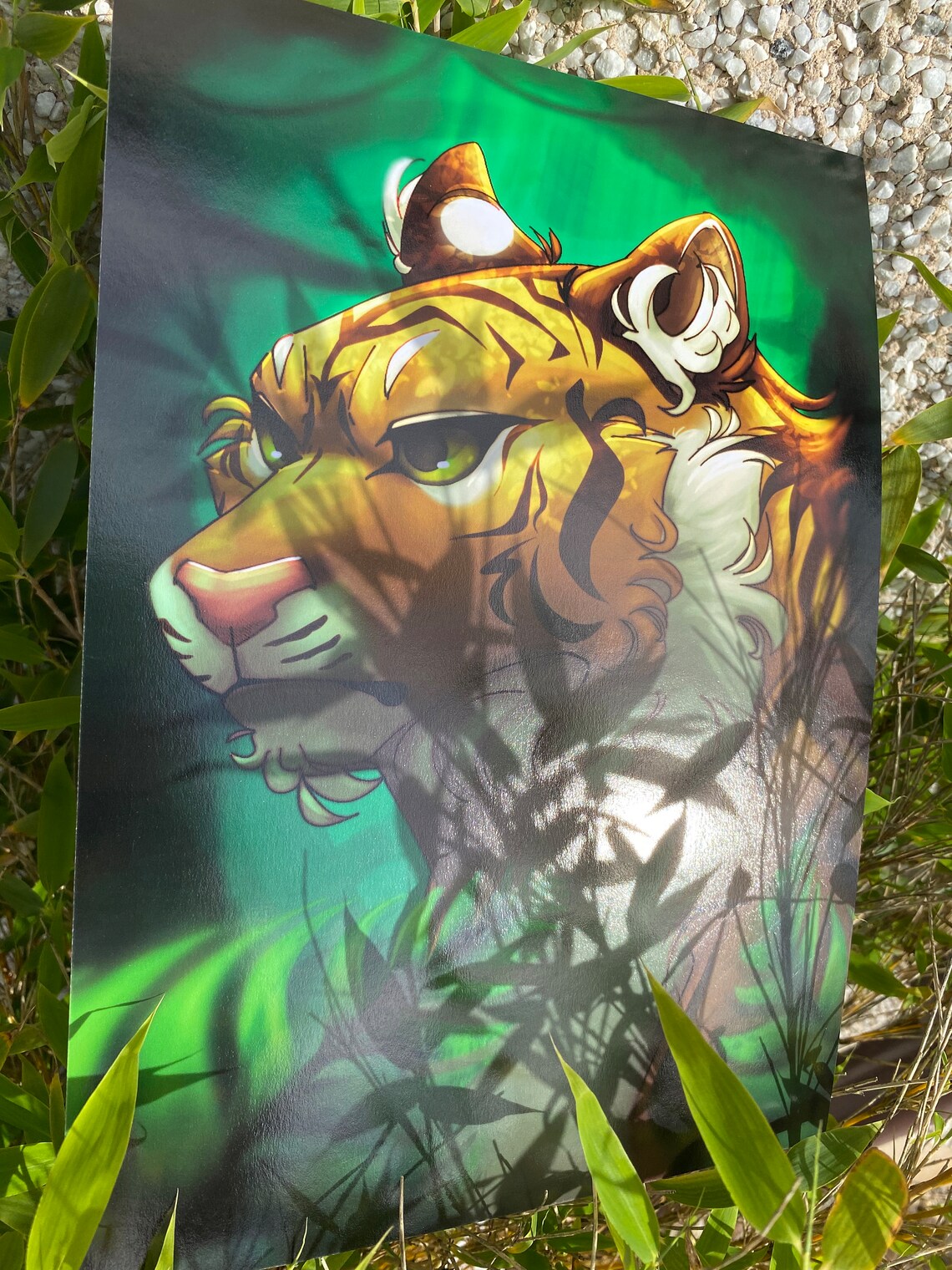 A4 TIGER PRINT - Etsy