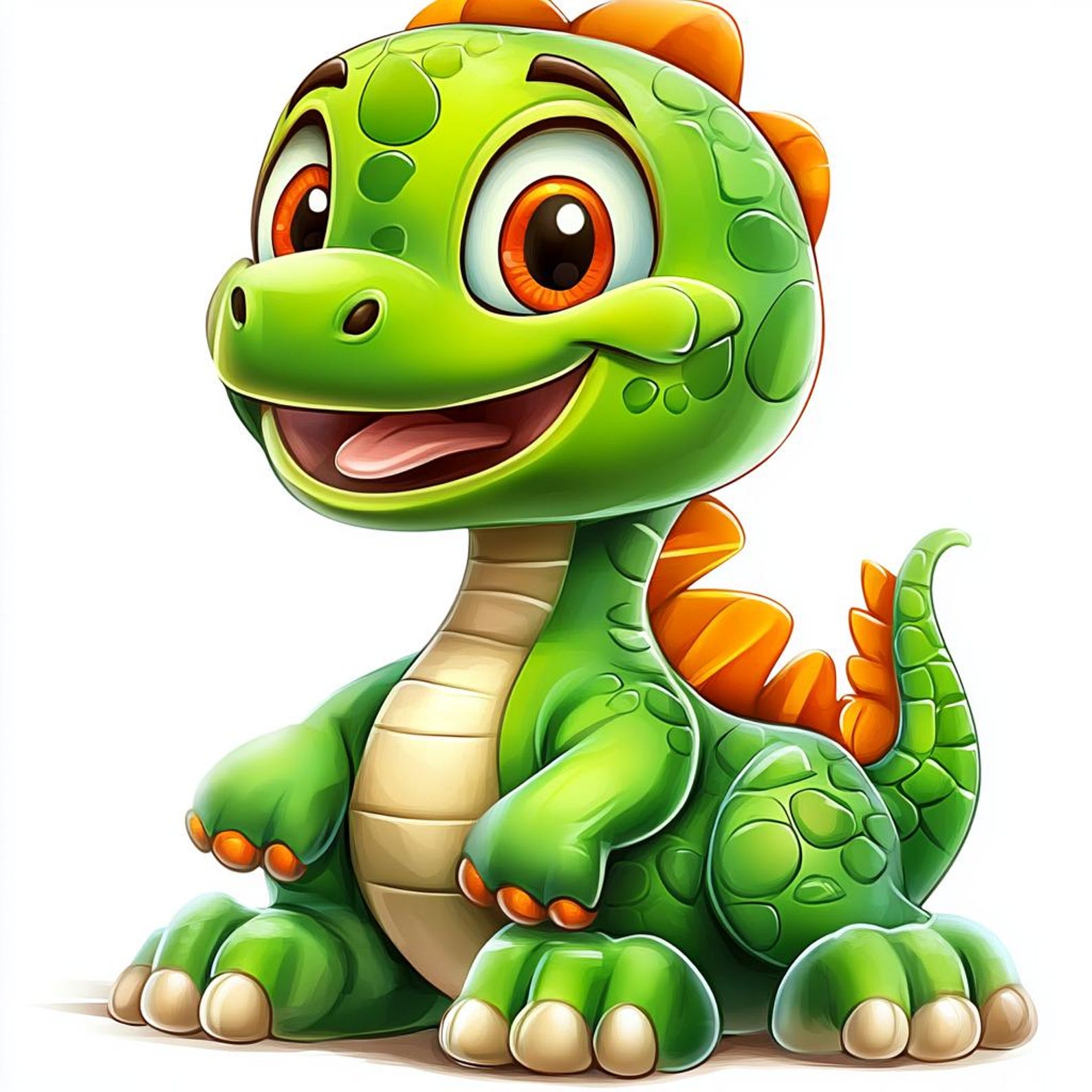 25 Cute Dinosaur Digital Clipart High-resolution Fun & Adorable Designs ...