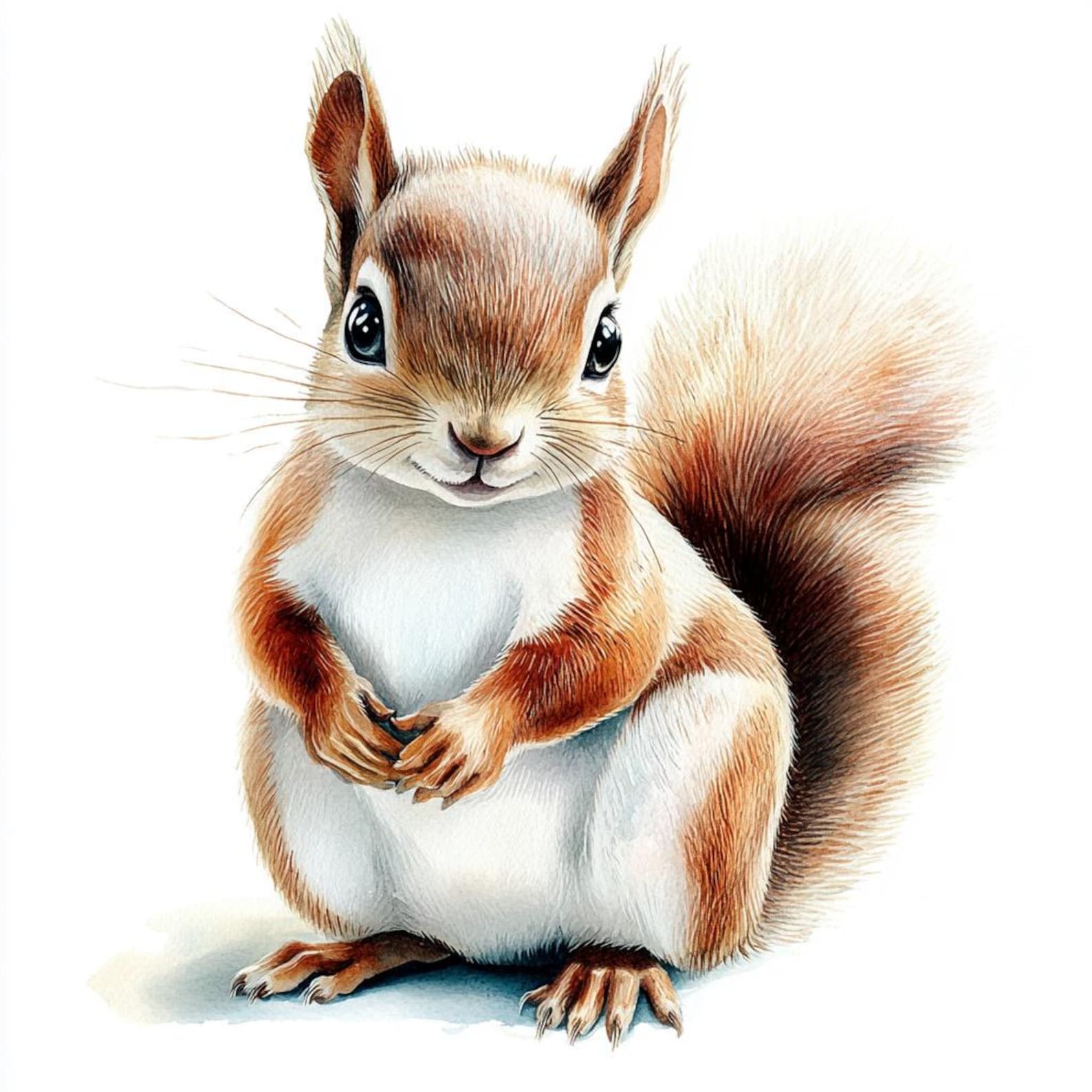 25 Cute Squirrel Digital Clipart High-resolution Fun & Nature-inspired ...