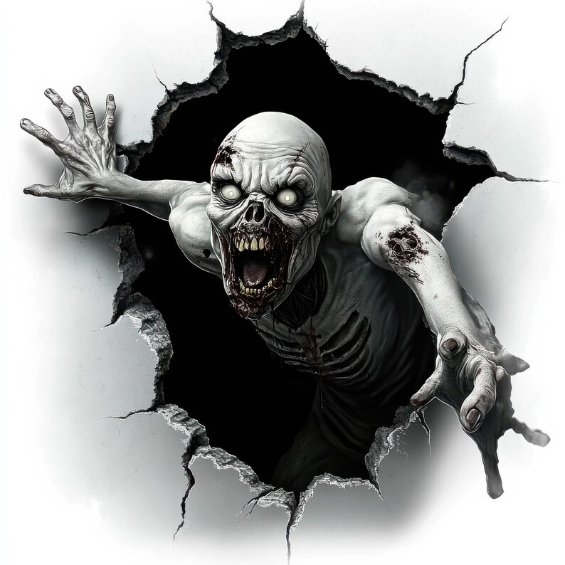 13 Zombie Clipart | Terrifying Undead Illustrations for Spooky Designs ...