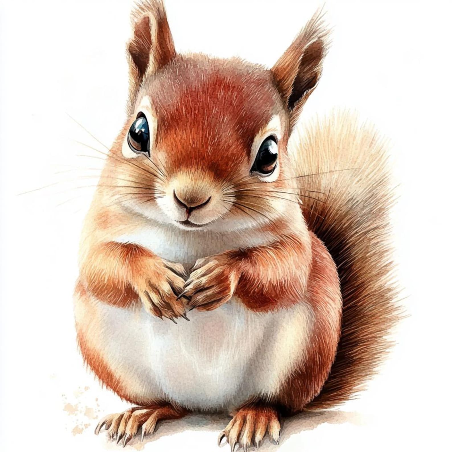 25 Cute Squirrel Digital Clipart High-resolution Fun & Nature-inspired ...