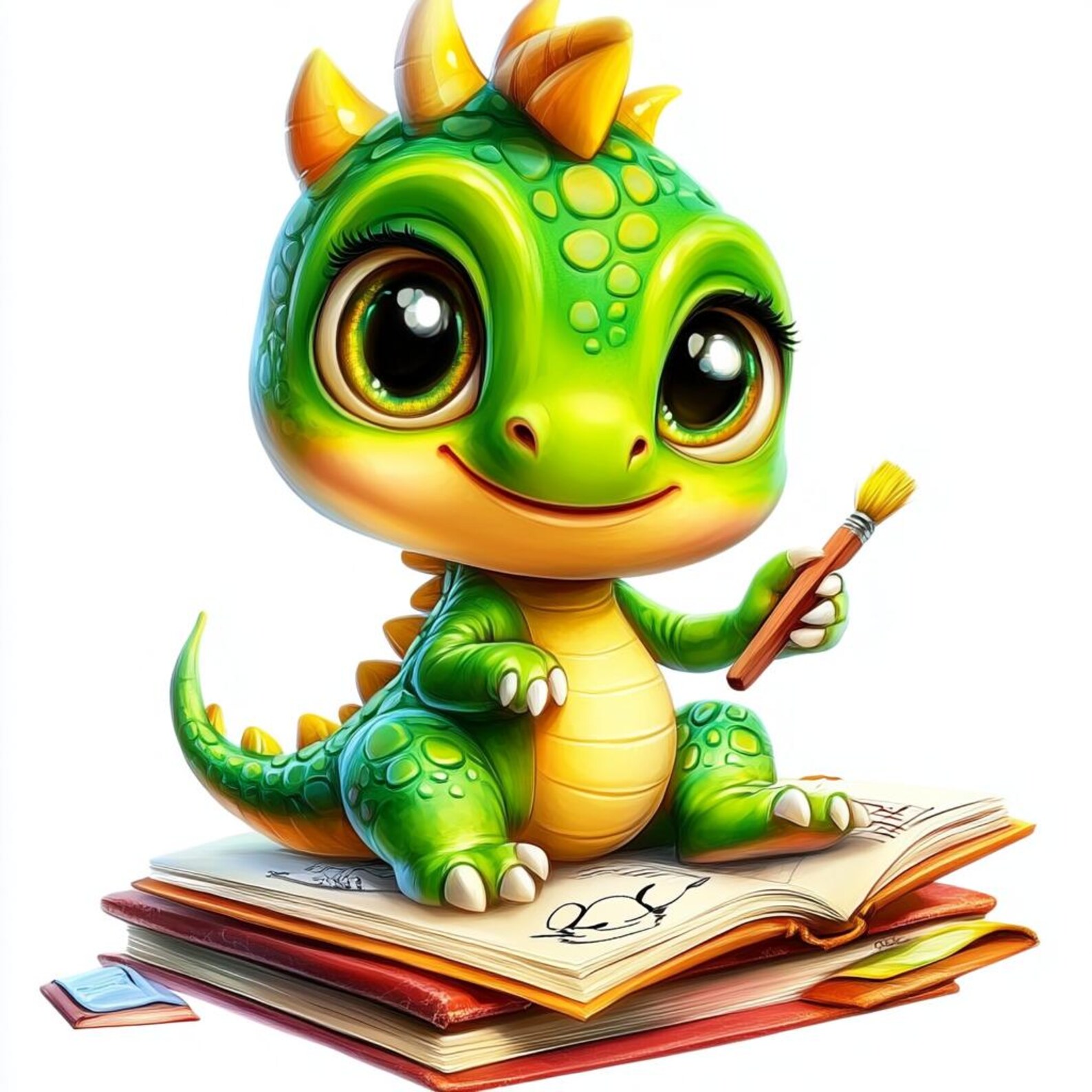 25 Cute Dinosaur Digital Clipart High-resolution Fun & Adorable Designs ...