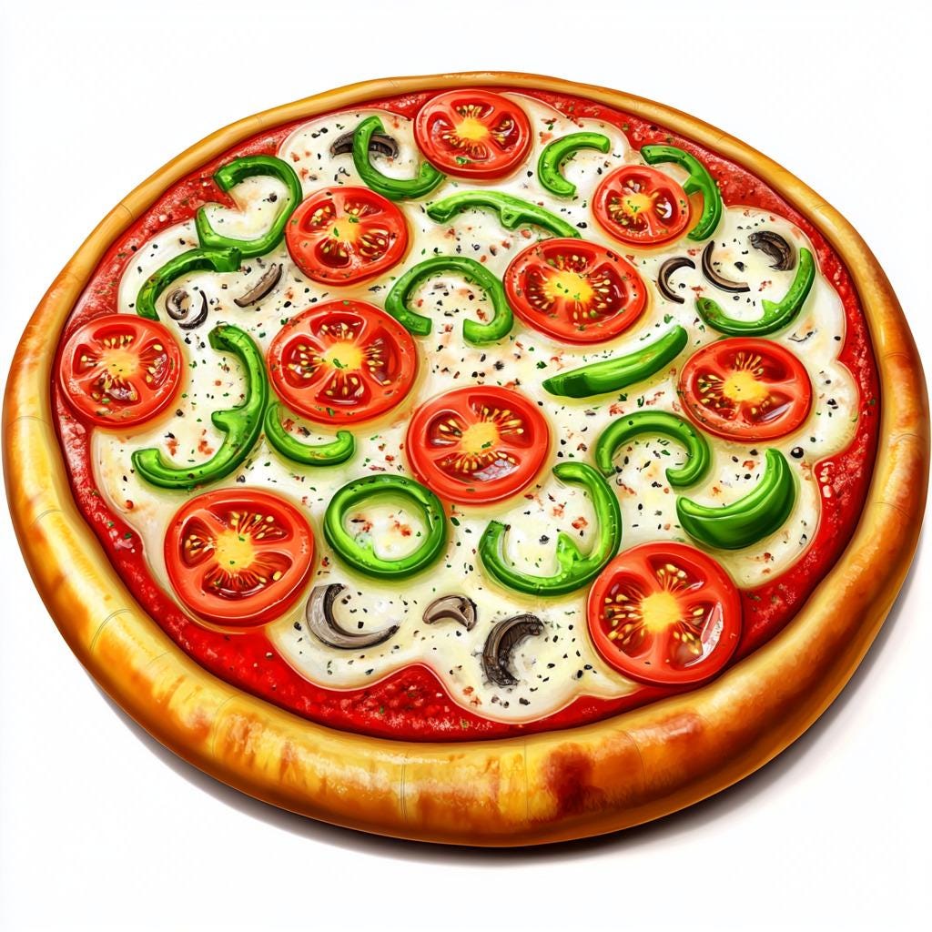25 Pizza Digital Clipart | High-resolution | Fun & Tasty Designs for ...