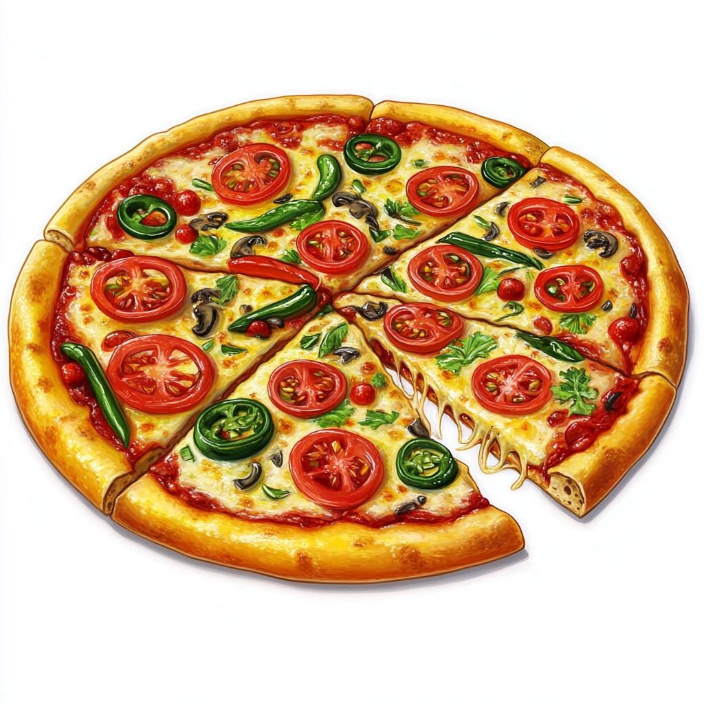 25 Pizza Digital Clipart | High-resolution | Fun & Tasty Designs for ...