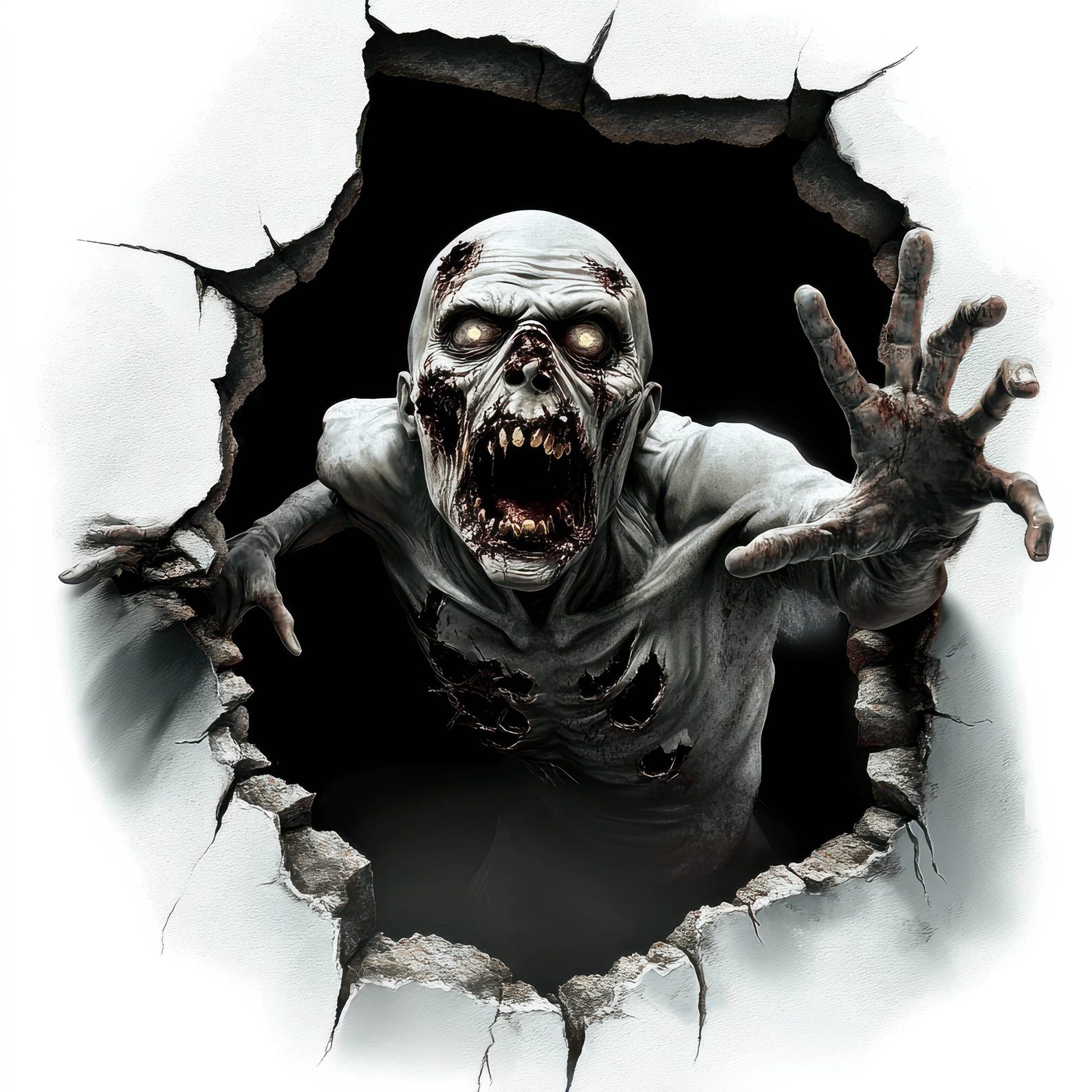 13 Zombie Clipart | Terrifying Undead Illustrations for Spooky Designs ...