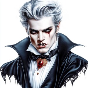 25 Vampire Digital Clipart | High-resolution | Gothic & Spooky Designs ...