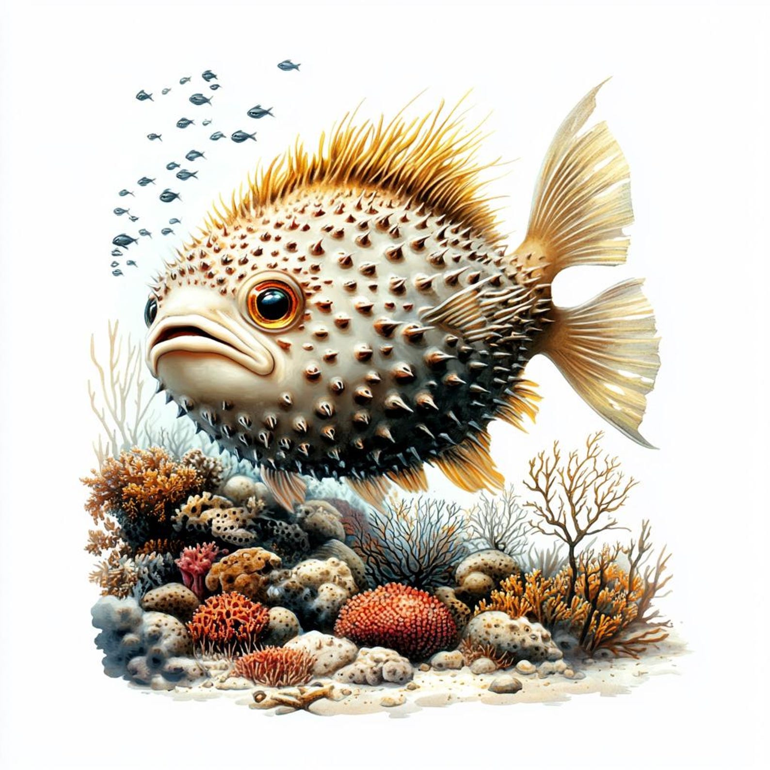 25 Pufferfish Digital Clipart | High-resolution | Fun & Unique Designs ...