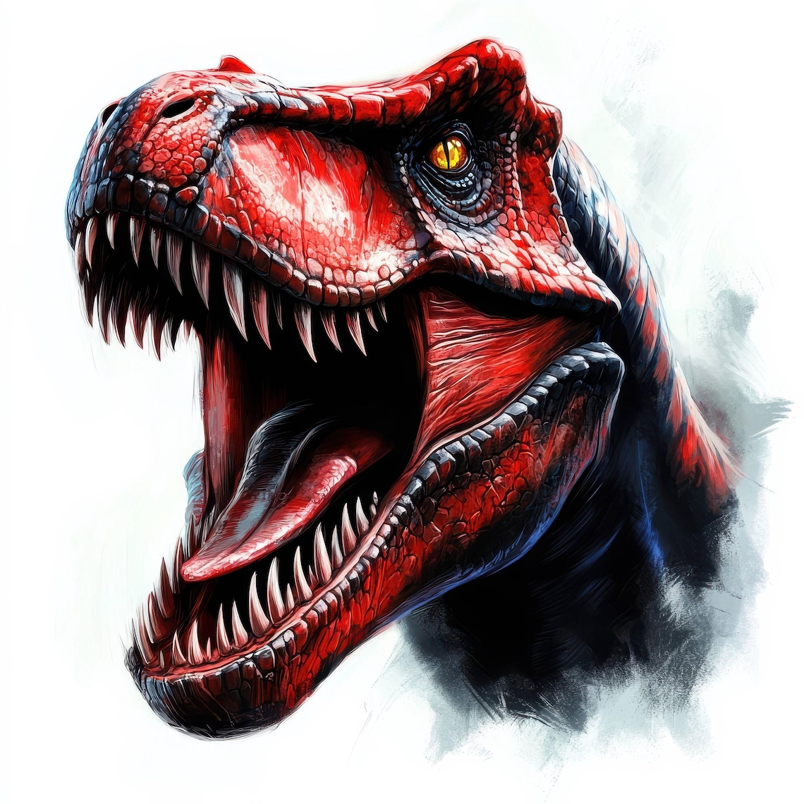 15 Dinosaur Clipart | Ferocious Dinosaur Watercolor Illustrations for ...